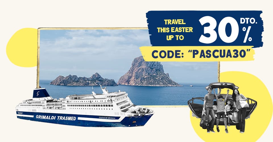 Book your ferry to the Balearic Islands - Trasmed